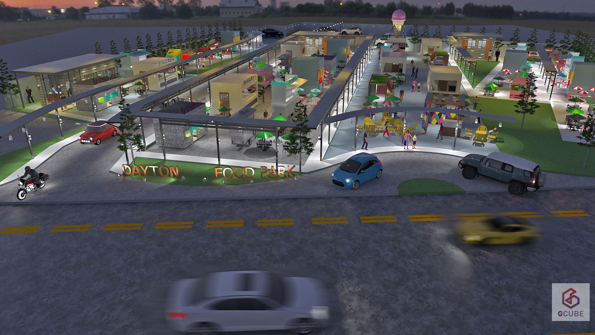 Food Park - G Cube Design + Build Inc.